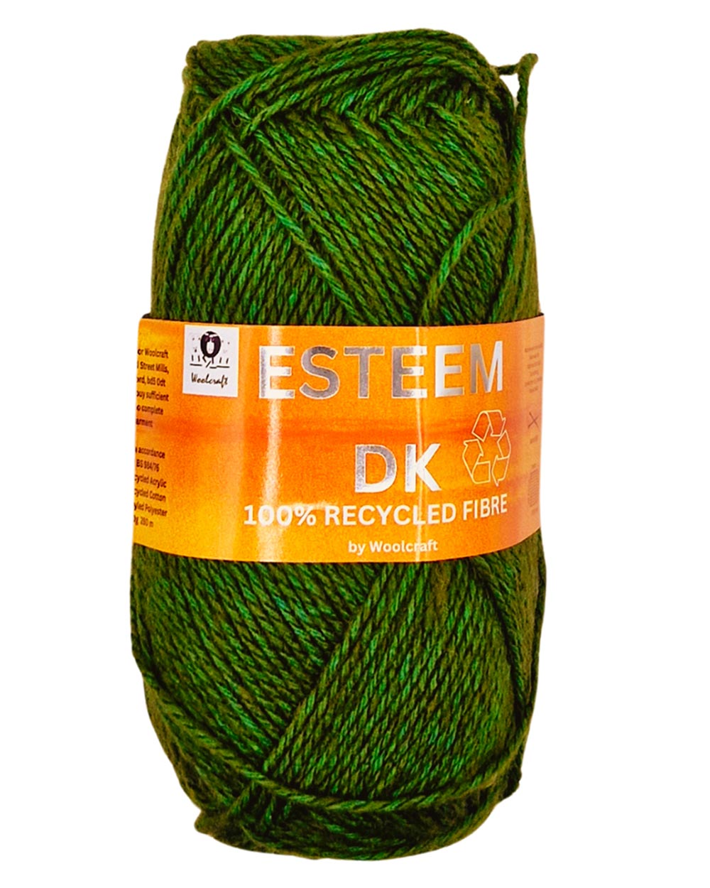 Woolcraft Esteem Recycled Wool Yarn DK 14 Emerald Sue Ryder