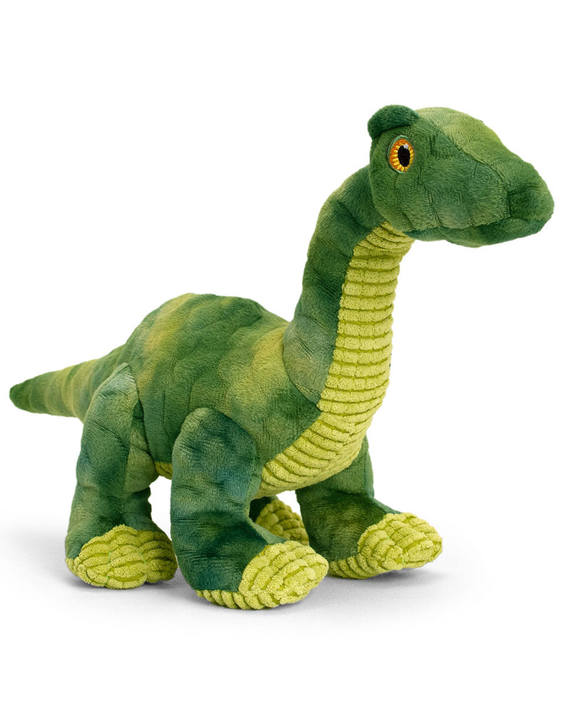 Keeleco Green Diplodocus Dinosaur Kids Soft Toy 26cm | Sue Ryder