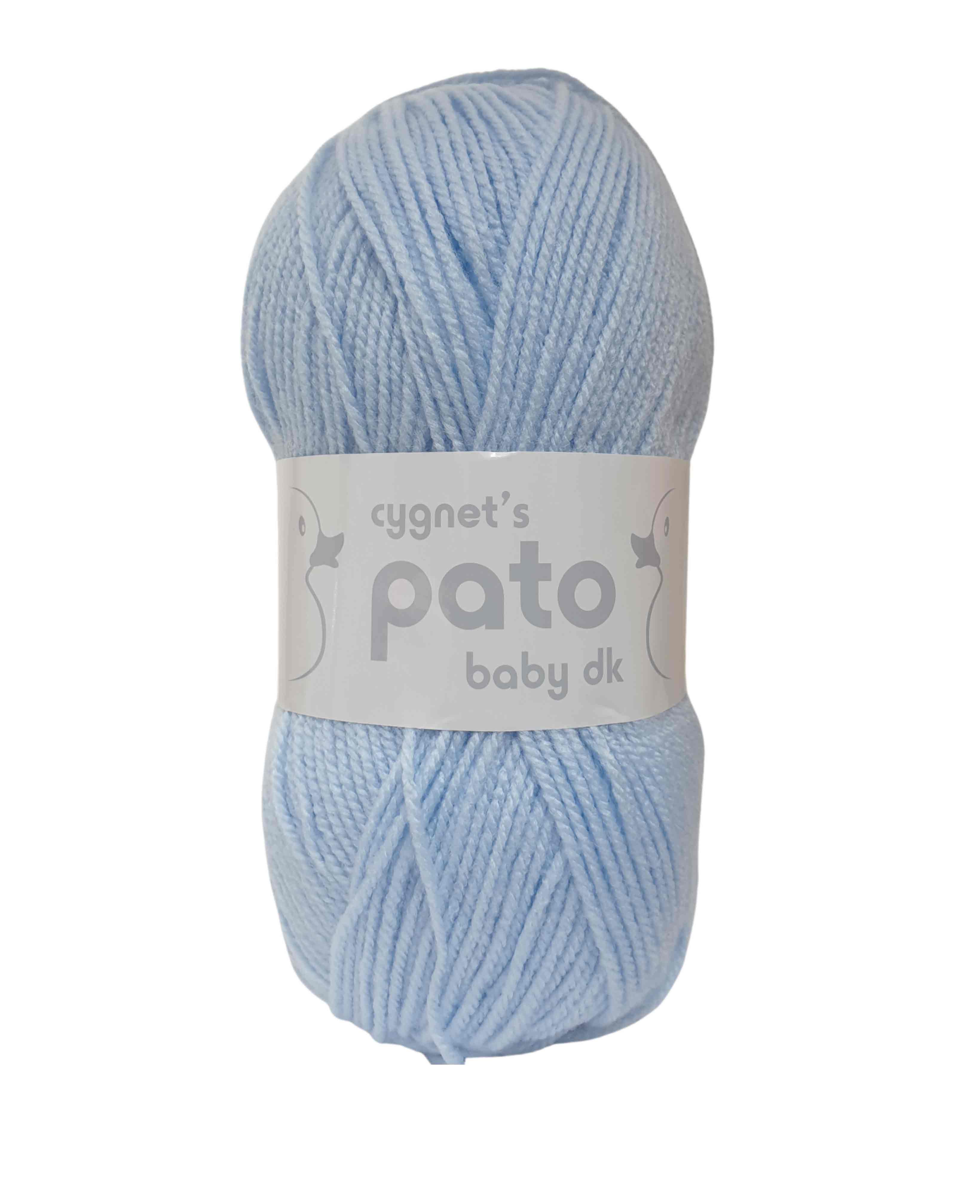 Single Ball Baby Dream Pato Yarn DK Wool 785 Baby Blue | Sue Ryder